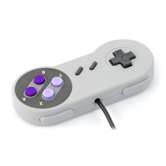 Buy SNES - retro game controller - violet buttons Botland - Robotic Shop