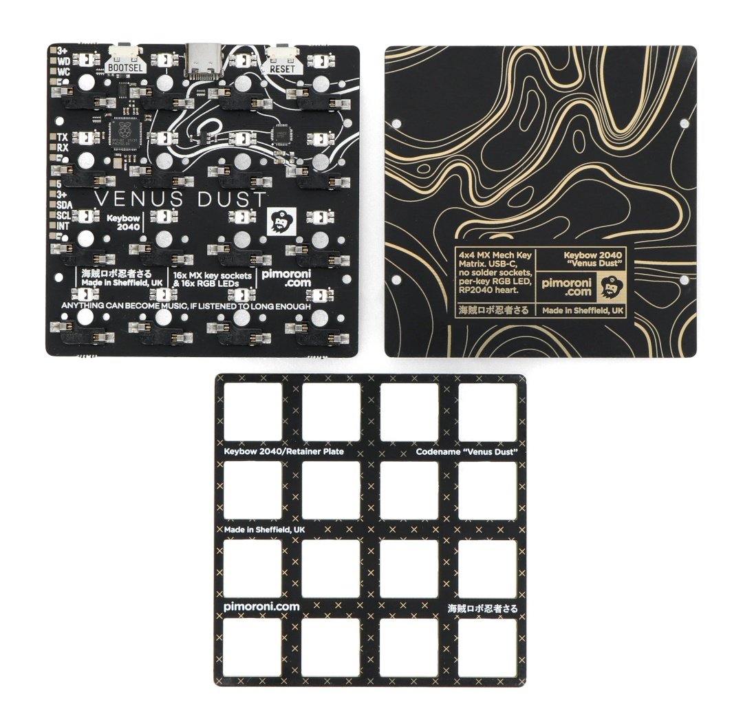 Keybow 2040 - Mini-Mechanical Keyboard - 16-Keyboard with RGB LED ...