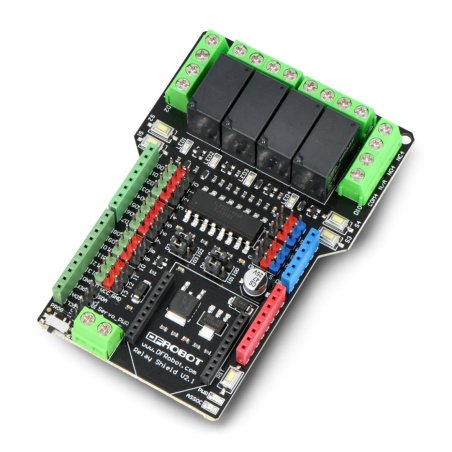Buy DFRobot 4x Relay - Shield for Arduino v2.1 Botland - Robotic Shop