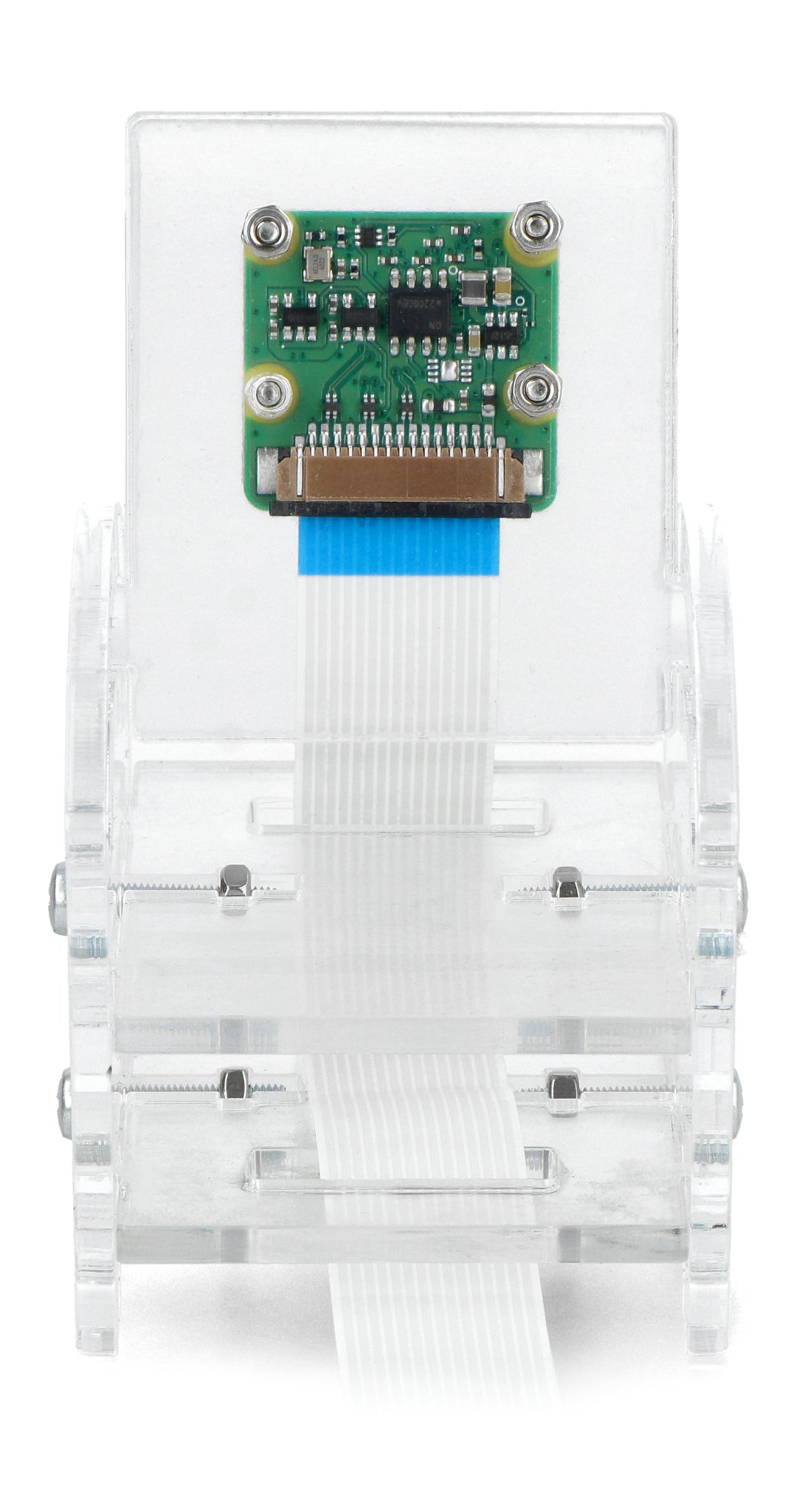 Raspberry Pi V3 camera mount - transparent Botland - Robotic Shop