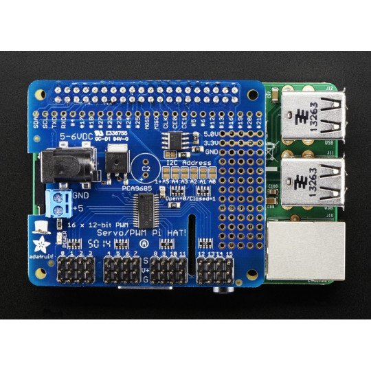 Adafruit Mini Kit 16-channel PWM I2C driver - Botland - Robotic Shop