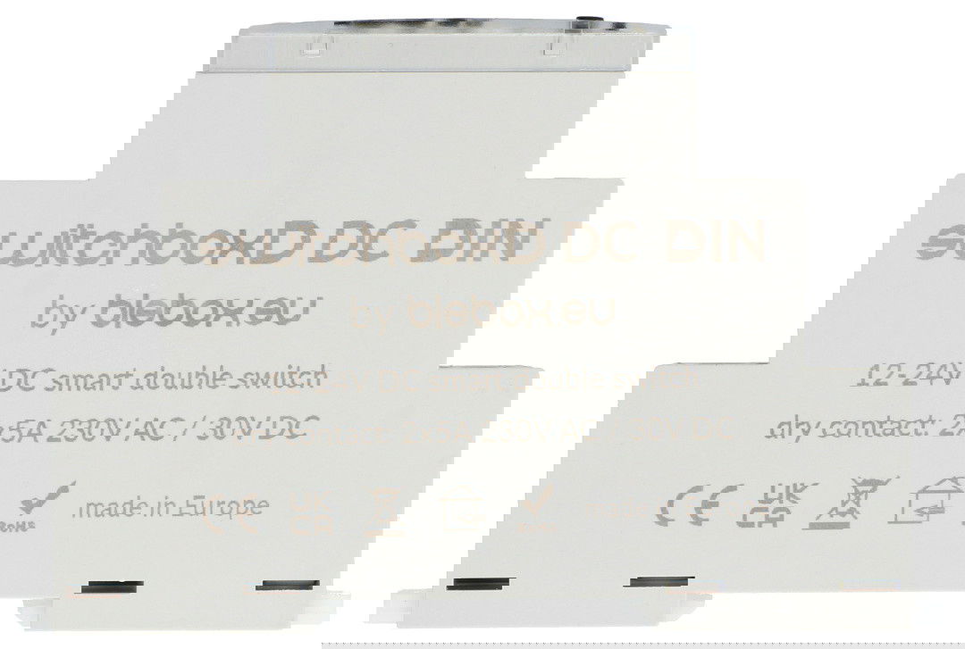 BleBox SwitchBoxD DC DIN - 2 channel 230V AC 30V DC WiFi relay - Android / iOS app Botland ...