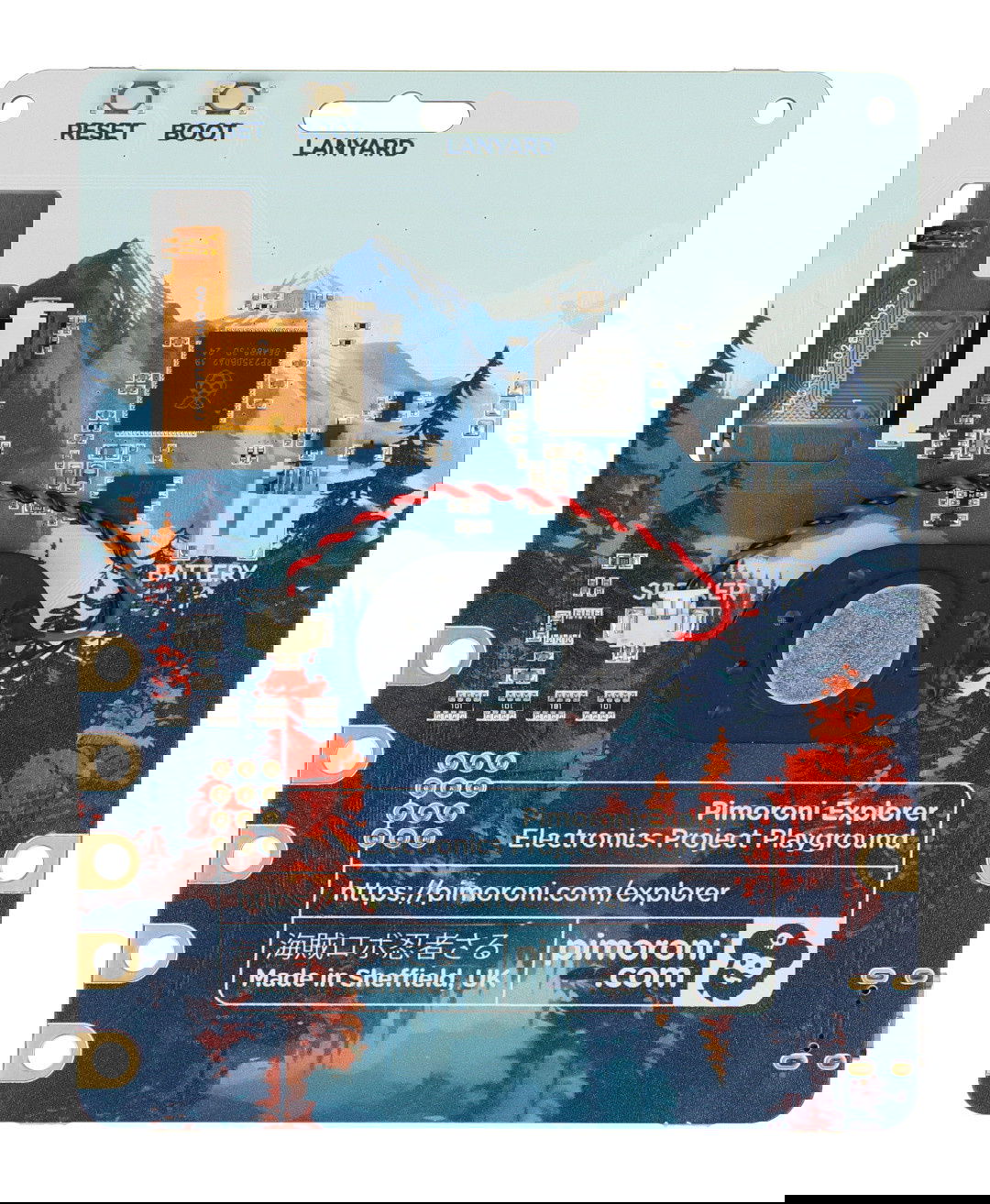 PiMoroni Explorer expansion board with RP2350B and 2,8'' LCD display ...