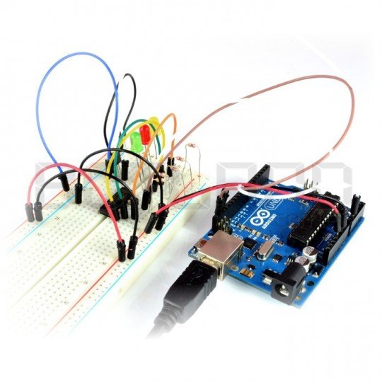 Basic StarterKit with Arduino Uno module + Box Botland - Robotic Shop