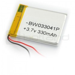 Li-Pol 420mAh 3.7V battery - 3 wires - 2mm Botland - Robotic Shop