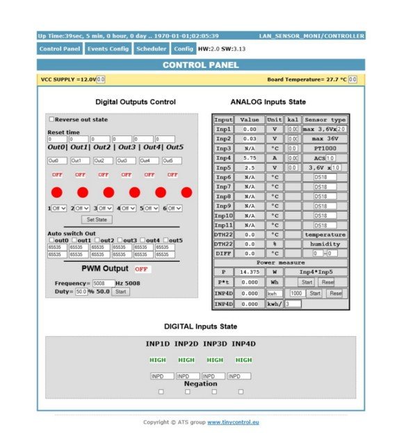 Tinycontrol LANKON-009 - LAN V2 controller - Botland - Robotic Shop