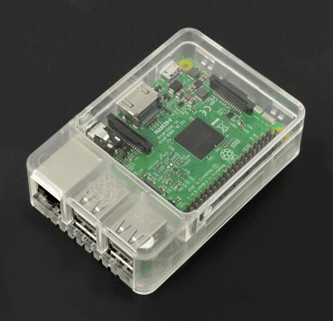 Case Raspberry Pi Model 3B+/3B/2B Style Enclosure Botland - Robotic Shop