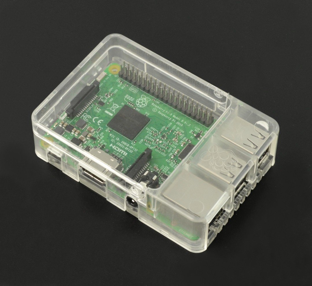 Case Raspberry Pi Model 3B+/3B/2B Style Enclosure Botland - Robotic Shop