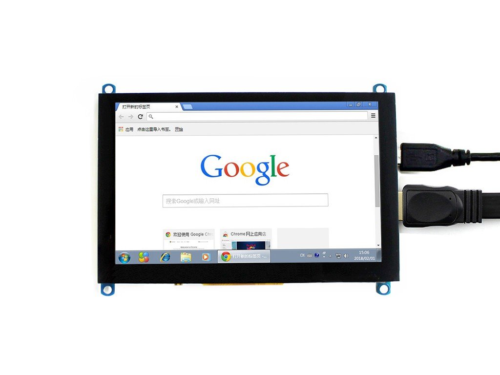 Touch screen Waveshare H - capacitive LCD TFT 5'' Botland - Robotic Shop