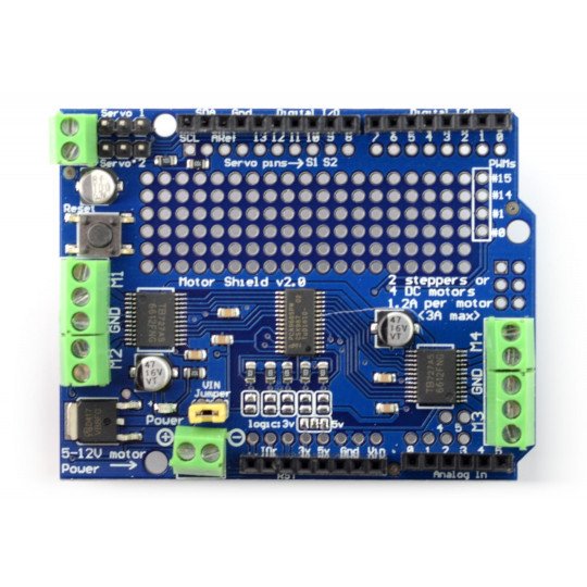 TB6612 Motor Shield - 4x driver DC motors - Botland - Robotic Shop