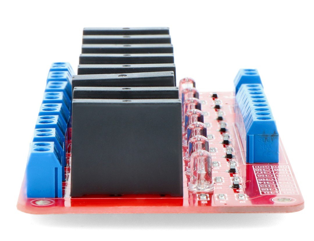 Semiconductor Relay moduleSSR 8 channels - 240VAC Botland - Robotic Shop