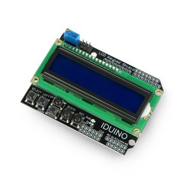 Buy LCD Keypad Shield - display for Arduino - Botland - Robotic Shop