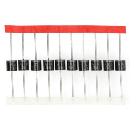 Buy Rectifier diode P600M 6A / 1000V - 10pcs. Botland - Robotic Shop