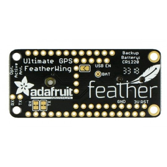 FeatherWing Adafruit Ultimate GPS MTK3339 GPS Botland - Robotic Shop