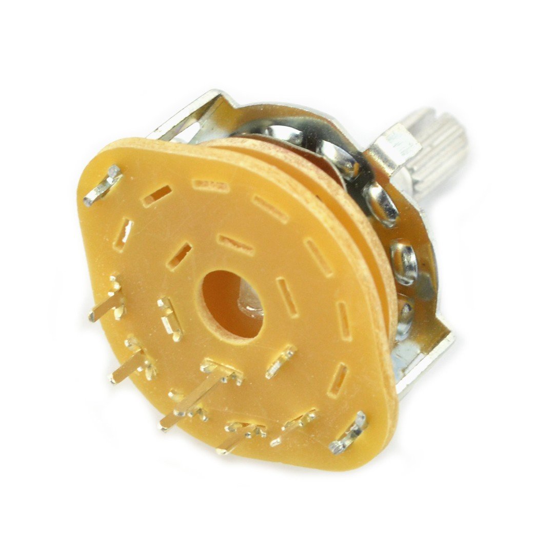 Rotary switch 5-position 1 circuit - 37mm Botland - Robotic Shop