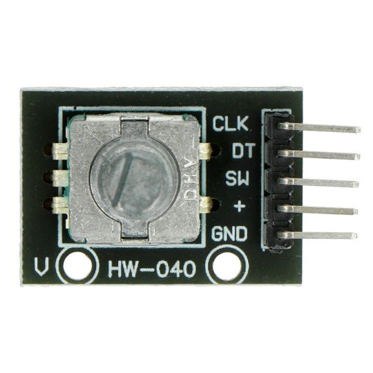 Rotation sensor, encoder 20 pulses Okystar KY-040 Botland - Robotic Shop