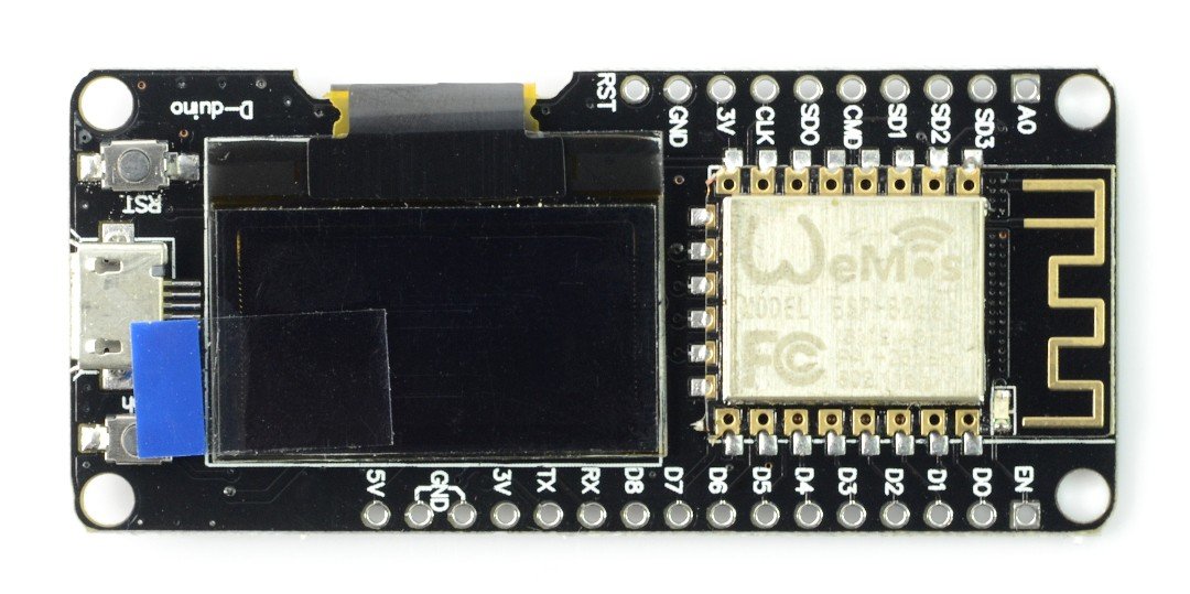 D-duino module - ESP8266 + 0.9 Botland - Robotic Shop