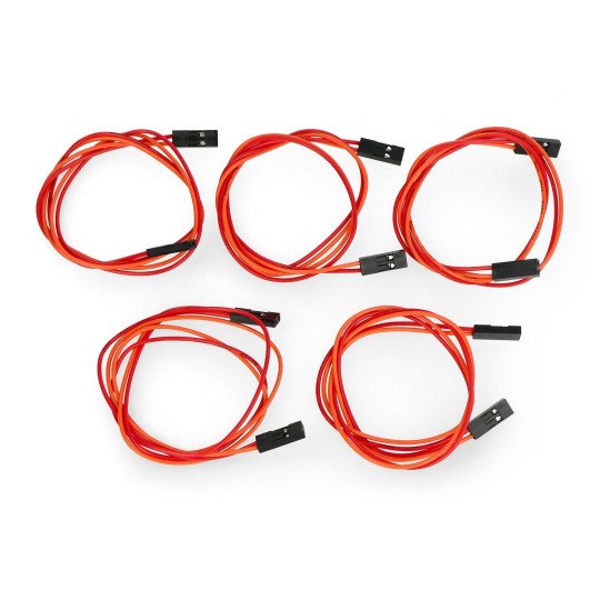 Buy Cable Assembly 2 pin female raster 2,54 mm - Botland - Robotic Shop