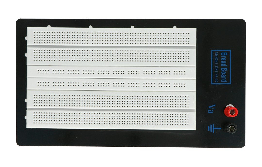 Breadboard - 1440 holes with connectors Botland - Robotic Shop