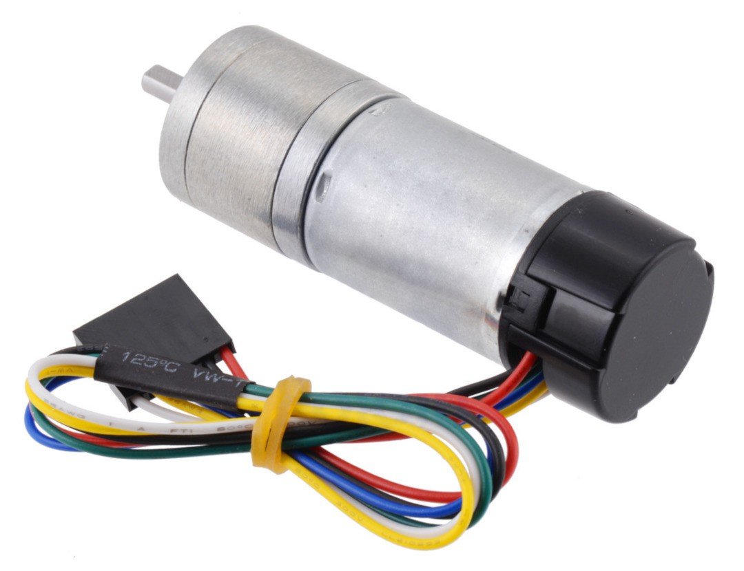 DC Motor 25Dx54L with 75:1 Gear 6V 75RPM + Botland - Robotic Shop