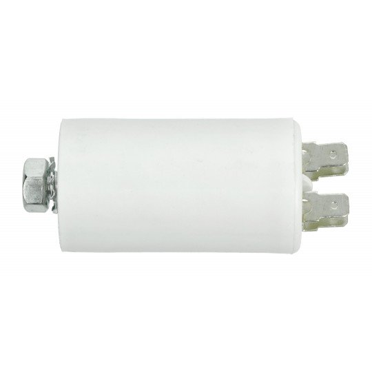 Motor capacitor 8uF / 450V 35x62mm with connectors Botland - Robotic Shop