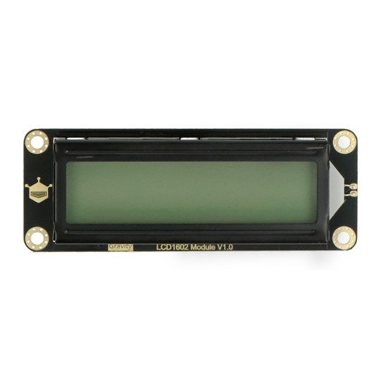 DFRobot Gravity - 2x16 I2C LCD display - green Botland - Robotic Shop