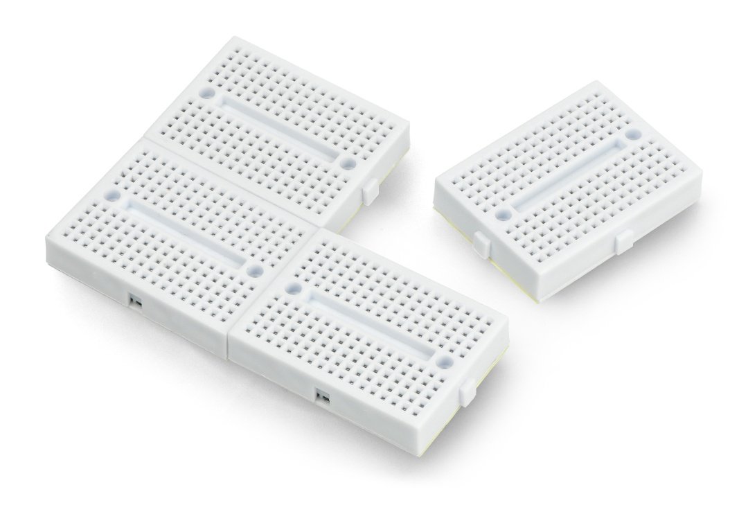 Buy Breadboard - 170 holes white Botland - Robotic Shop