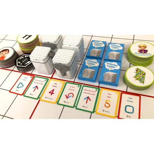 Zestaw przedszkolny Genibot z matą, krązkami Botland - Robotic Shop